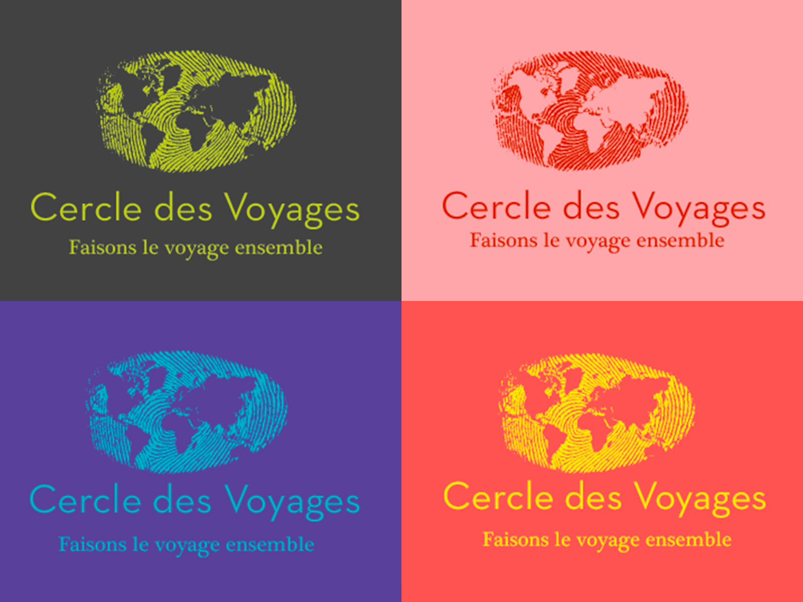 Cercle des voyage – Identité visuelle - Glory Paris